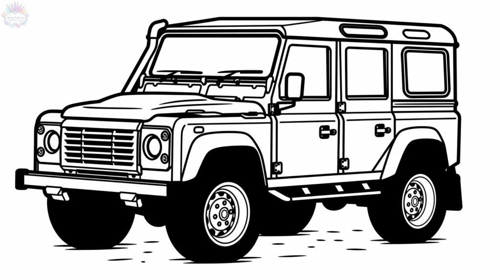 Automóvil Para Colorear