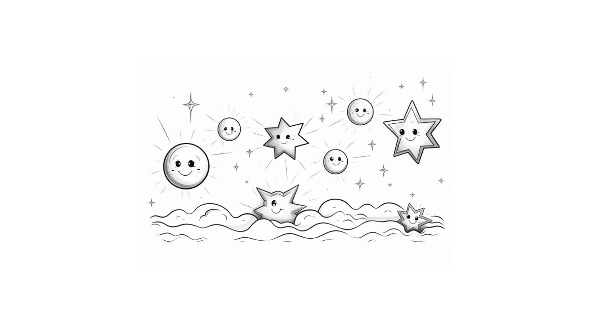 Dibujos De Estrellas Para Colorear Dibujosonlinecom