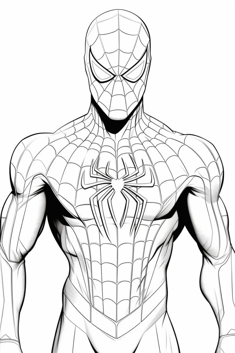 Dibujos de Hombre Araña Para Colorear