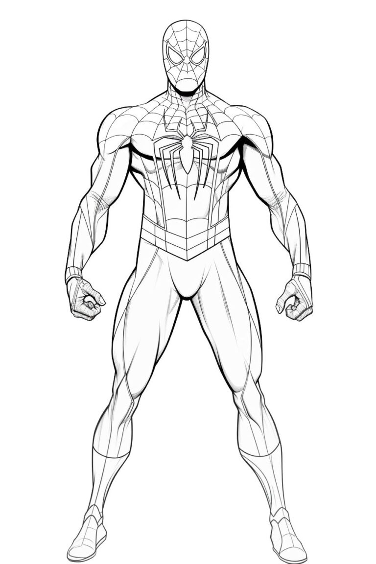 Dibujos de Hombre Araña Para Colorear