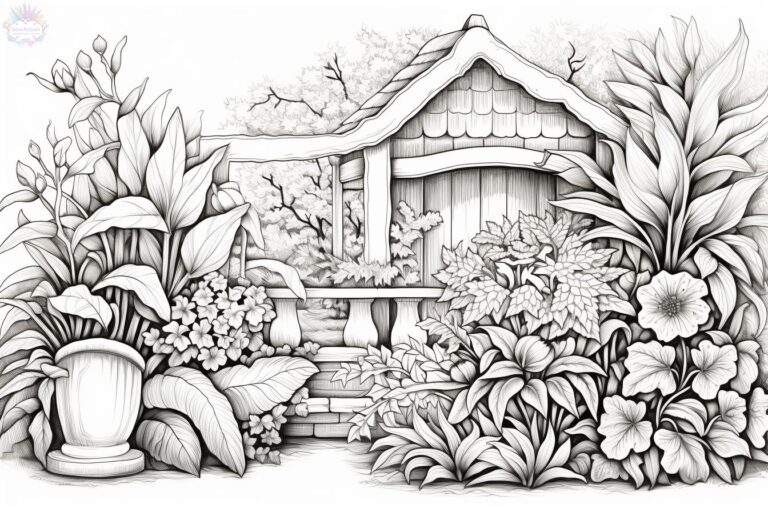 Dibujos de Jardín Para Colorear