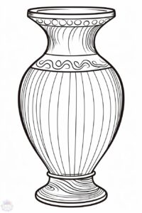 Dibujos de Jarrón Para Colorear
