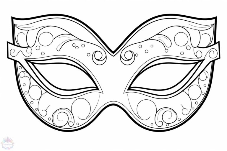 Dibujos De Máscaras Para Colorear Dibujos Para Colorear