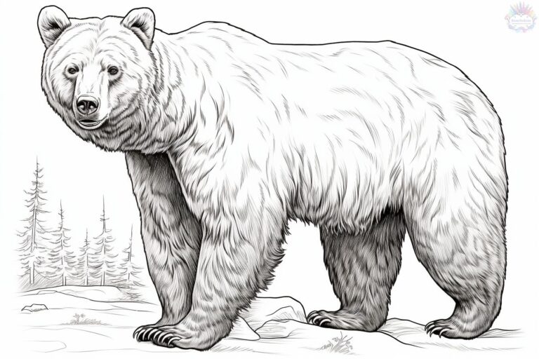 Oso Para Colorear