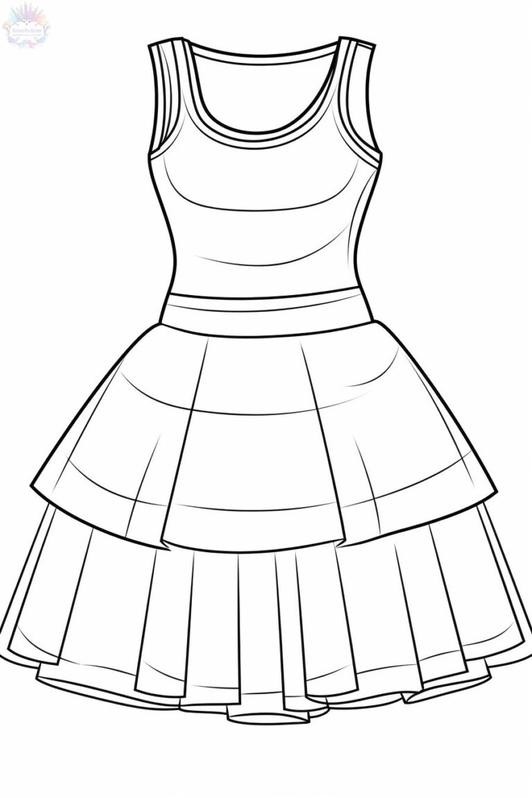 Dibujos de Ropa Para Colorear