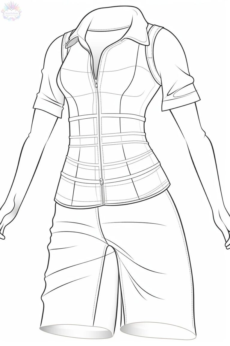 Dibujos de Ropa Para Colorear