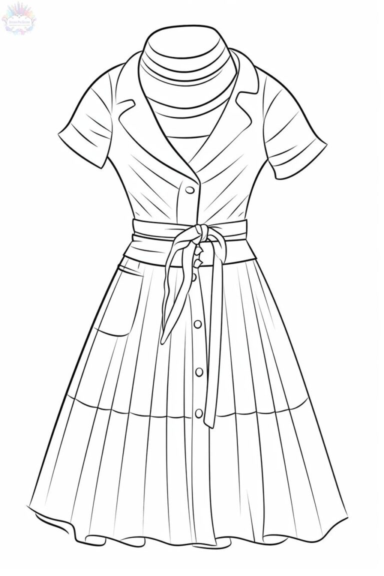 Dibujos de Ropa Para Colorear