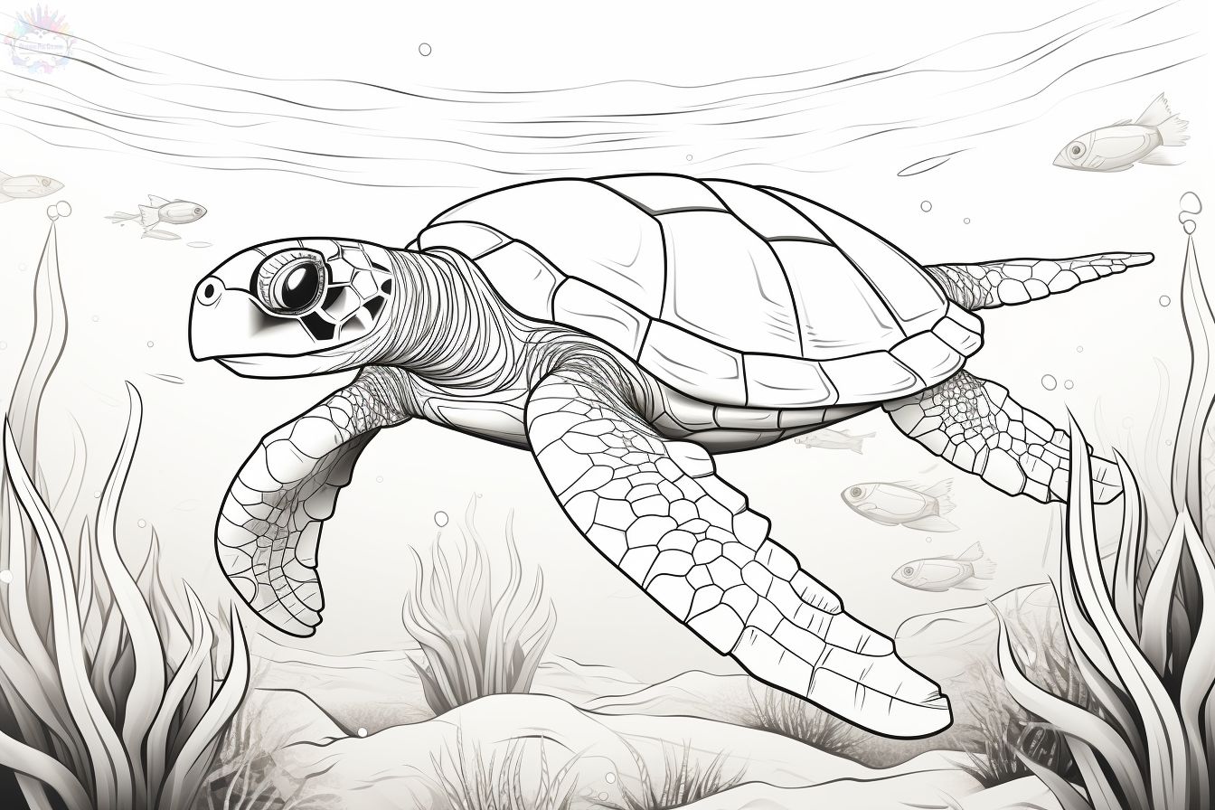 Tortuga Para Colorear
